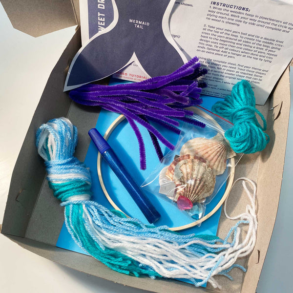 Mermaid Dreamcatcher Kit – Crafty Creatures