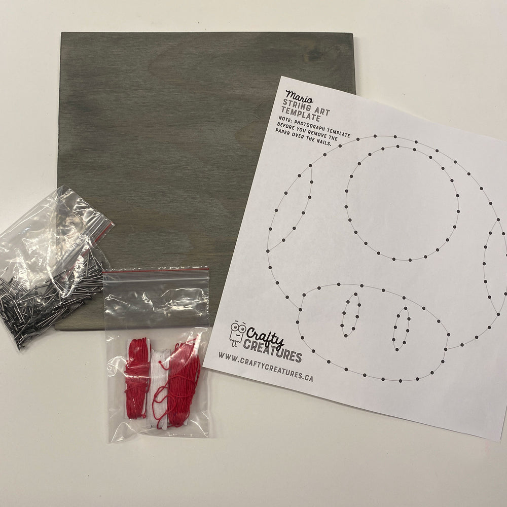 Mario String Art – Crafty Creatures
