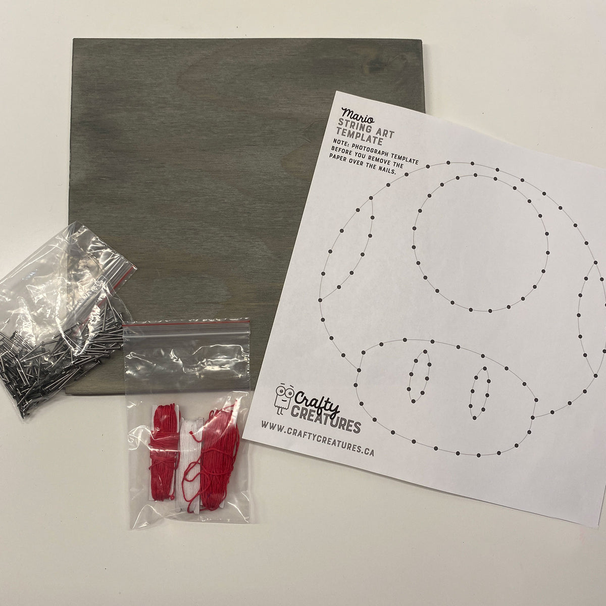 Mario String Art – Crafty Creatures