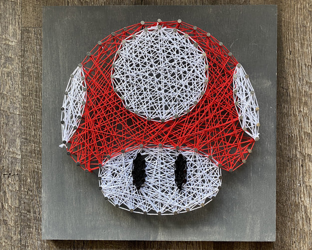 Mario String Art – Crafty Creatures