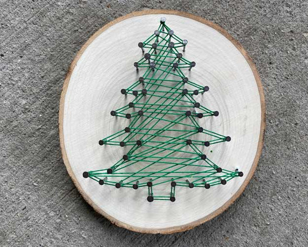Workshop - String Art Wood Slice – Crafty Creatures